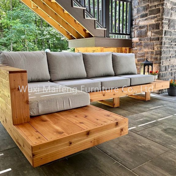 DISEP-005 Wooden Sectional Outdoor Sofa – Wuxi Maifeng Furniture Co., Ltd.