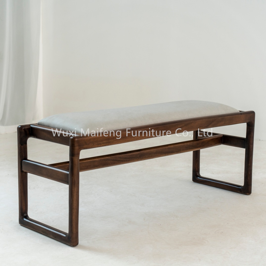 DJOCT-012 Wooden River Epoxy Resin Slab Stool – Wuxi Maifeng Furniture ...