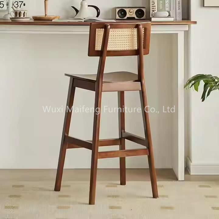 DJOCT-160 Wooden High Bar Chair – Wuxi Maifeng Furniture Co., Ltd.