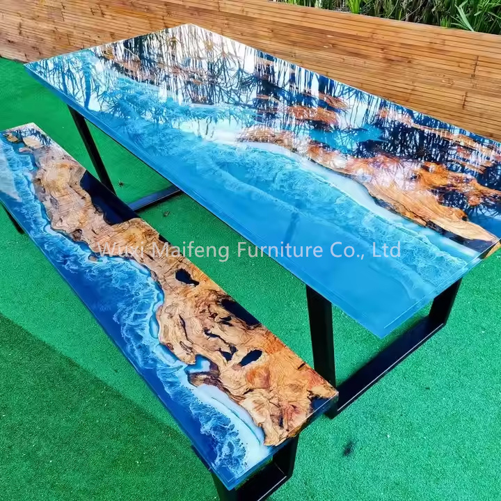 How to Maintain an Epoxy Resin Dining Table – Wuxi Maifeng Furniture Co ...